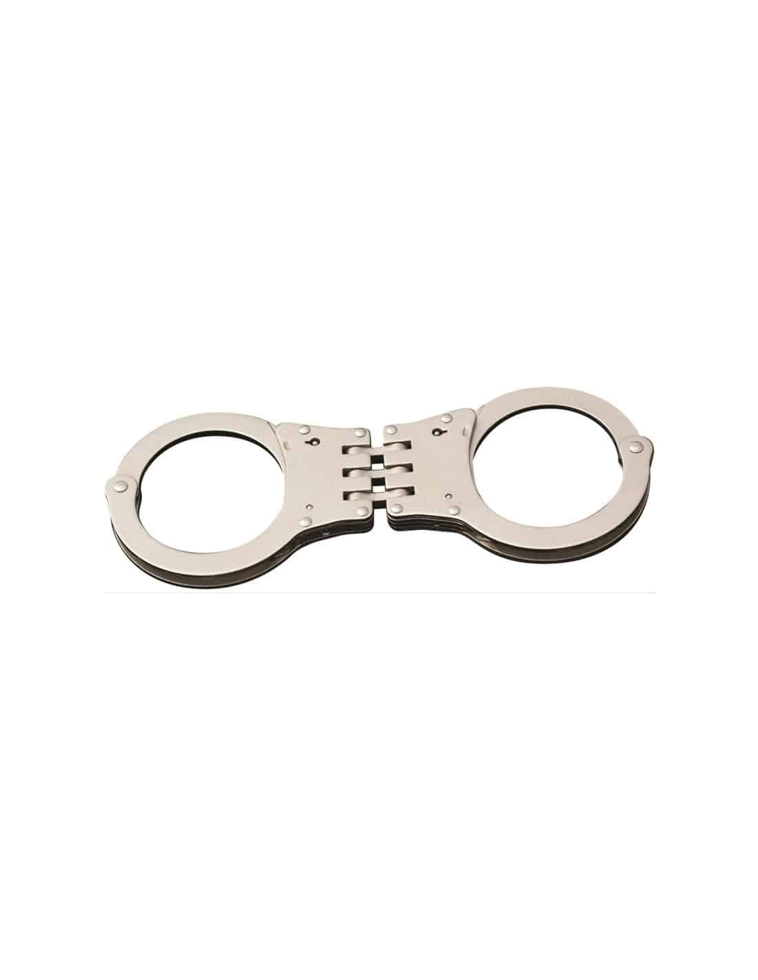 Handcuffs - With triple link (silver) - Fawcett Security Zimbabwe