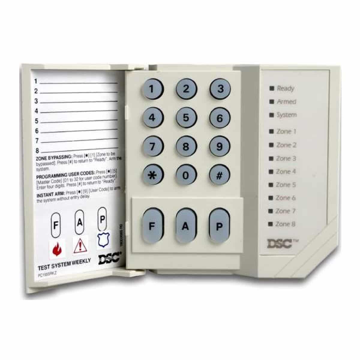 Keypad LED 8 Zone - Fawcett Security Zimbabwe